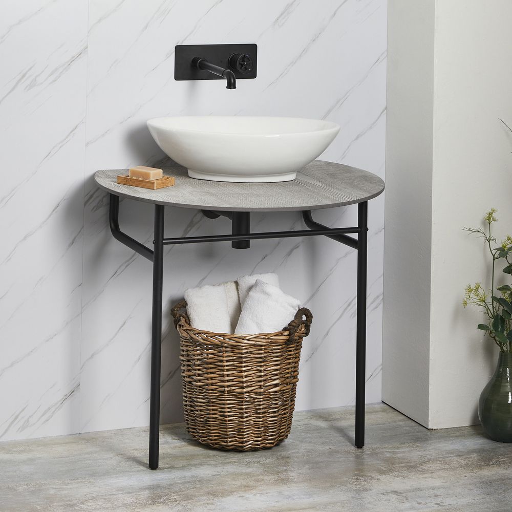 Console lavabo avec plan de travail - Choix de finitions et de vasque ...