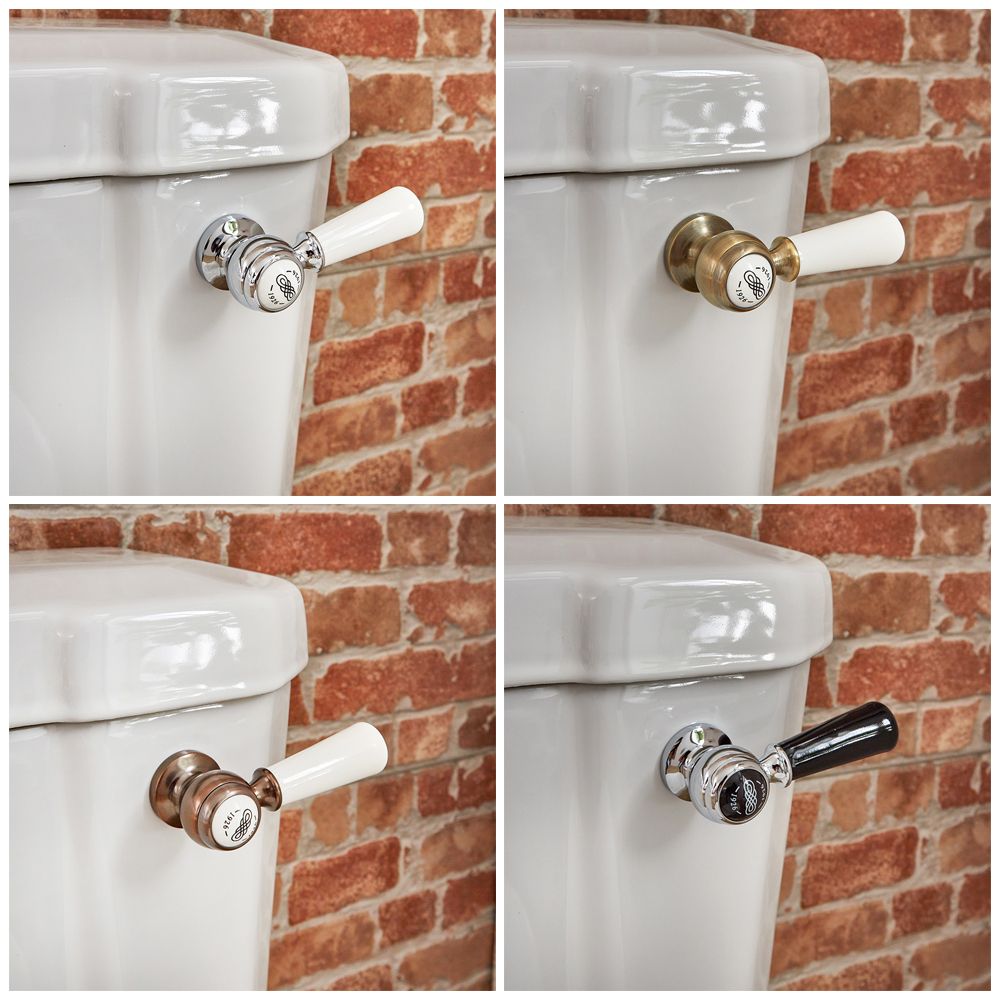 Cuvette WC avec réservoir semi-bas et abattant – Choix de finition des ...